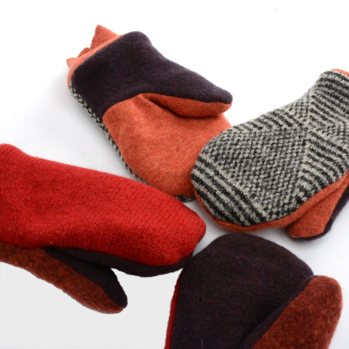 Bernie Mittens - Upcycled Mittens made by Newcomer Women | LITE Shop